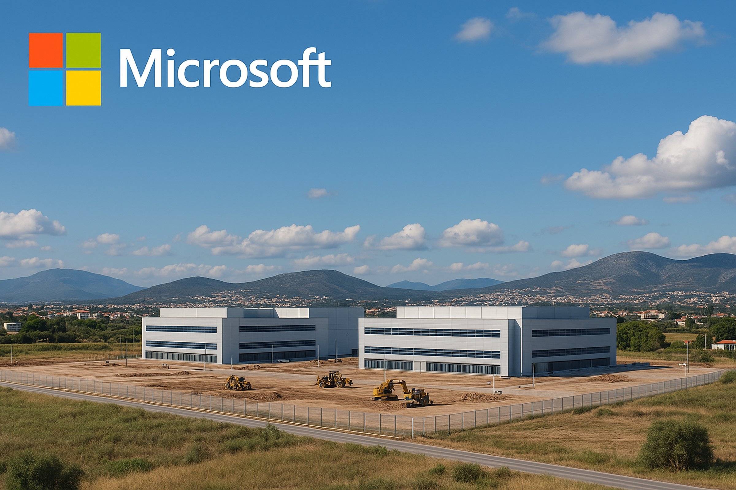 Microsoft’s €1 Billion Data Center Investment in Spata, Greece. A ...